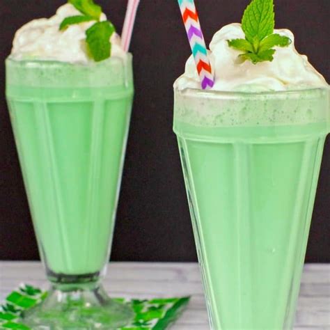 Grasshopper Mocktail Green Drink Food Meanderings