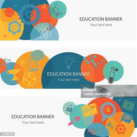 Spanduk Pendidikan Ilustrasi Stok Unduh Gambar Sekarang Kelas