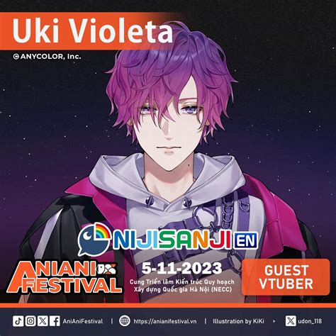 Uki Violeta Is Going To The Aniani Festival In Hanoi Vietnam As An