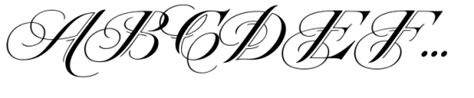 Heraldica Script Regular Font Script Classic What Font Is