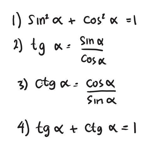 Identidades Trigonométricas Básicas Fórmulas Para Calcular Seno