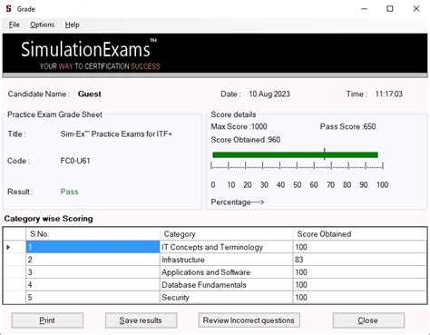 Sim Ex Practice Exams For ITF FCO U Download