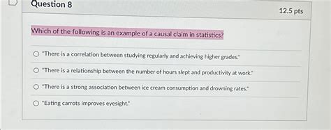 Solved Question 8125ptswhich Of The Following Is An Example Solved Question 8125ptswhich Of The Following Is An Example