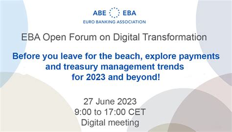 Euro Banking Association Eba On Linkedin Digitaltransformation