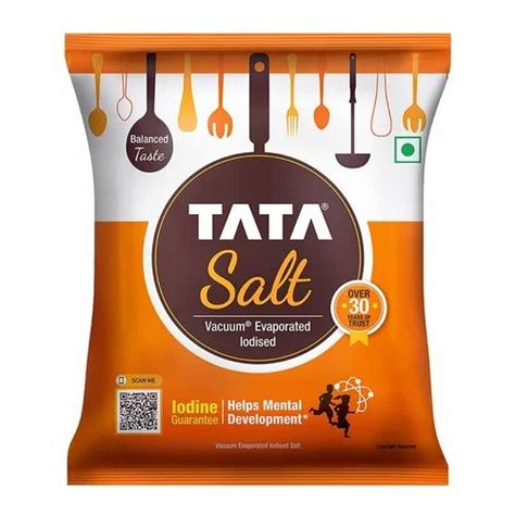 Tata Iodized Salt Packaging Size 1kg At ₹ 25packet In Bengaluru Id