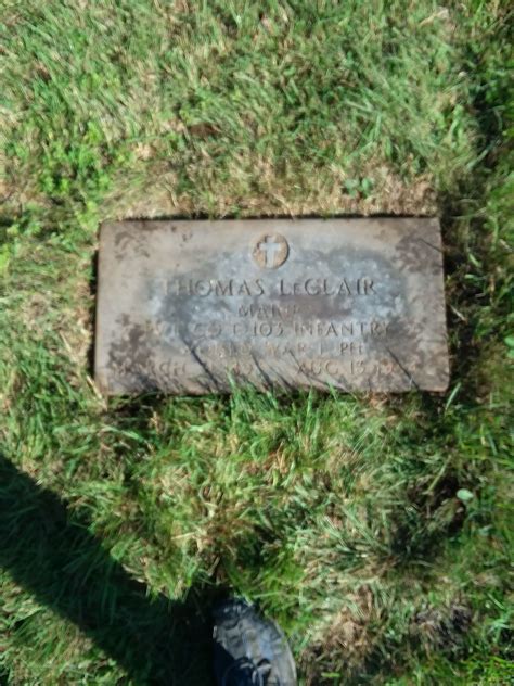 Thomas Leclair 1893 1954 Find A Grave Memorial