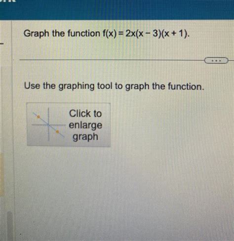 Solved Graph The Function F X X X X Use The Graphing Chegg Com