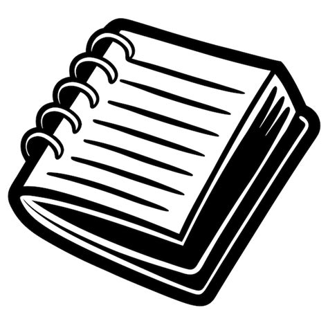 Spiral Bound Notebook With Blank Pages Premium Ai Generated Vector