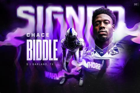 Official Chace Biddle Signs With Tcu Frogs O War