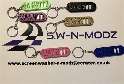 Sw N Modz Keyrings Any Colour