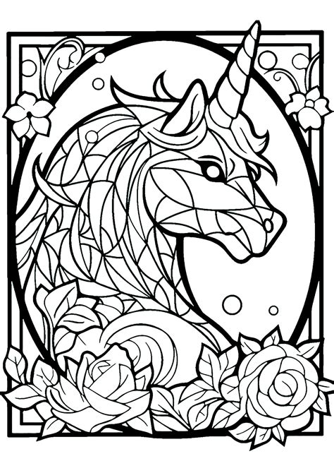 Glass Window Coloring Pages 2025