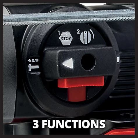 Einhell Rotary Hammer Drill 3 5j 950w Sds With Carry Case Corded Electric Drilling Chiseling Tc