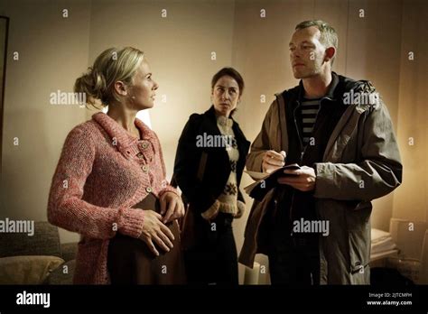 Mette K Madsen Sofie Grabol Soren Malling The Killing 2007 Stock