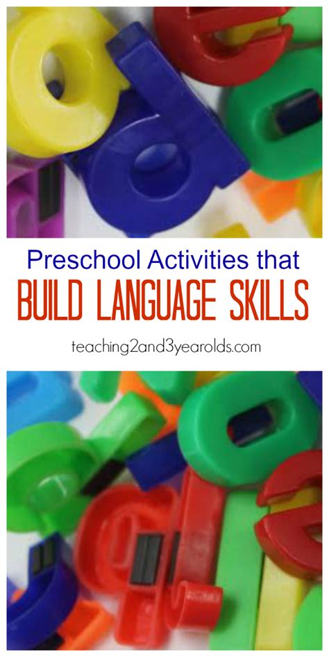 11 Preschool Language Development Activities Artofit