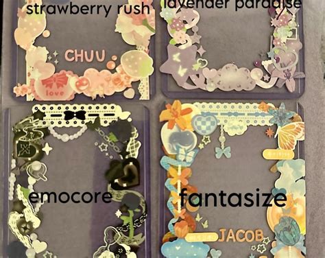 Cute Premade Decorated Toploaders Toploader Deco Etsy