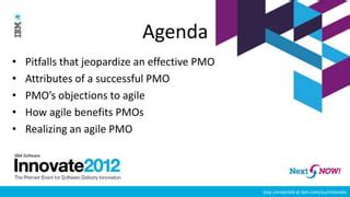 The Agile PMO Ensuring Visibility And Governance PPTX