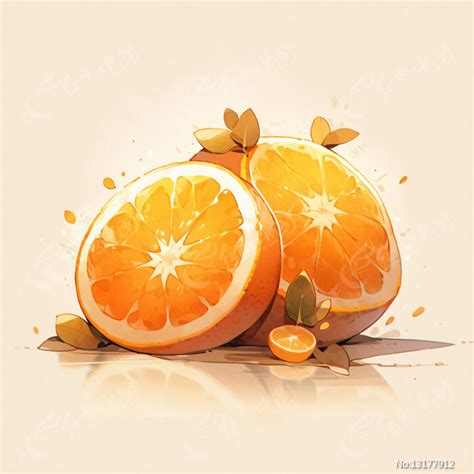 切对半的橙子ai图片下载红动中国