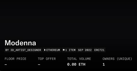 Modenna Collection Opensea
