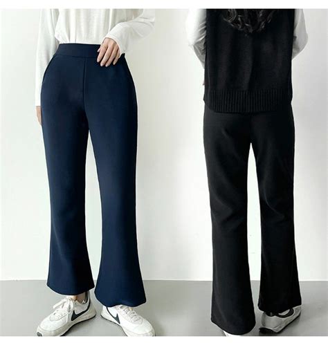 여자추리닝바지 여성 융털 기모 안감 허리 밴딩 부츠 티몬