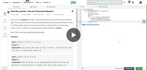 Day 8 Max Profit From Stocks Dev Srivastava Posted On The Topic Linkedin
