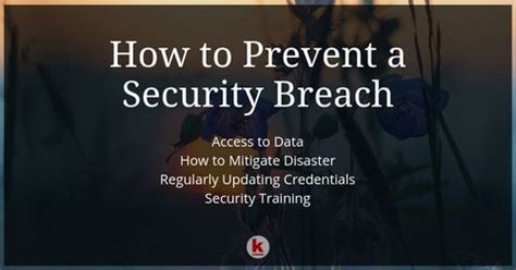 How To Prevent Security Breach Redalkemi