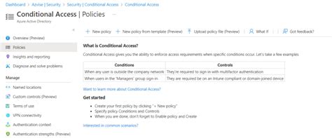 What Are Conditional Access Policies In Azure Ad Azvise