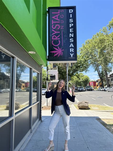 Thank You To Vice Mayor Caity Maple For Coming By For A Tour Of Crystal Nugs Showroom And The