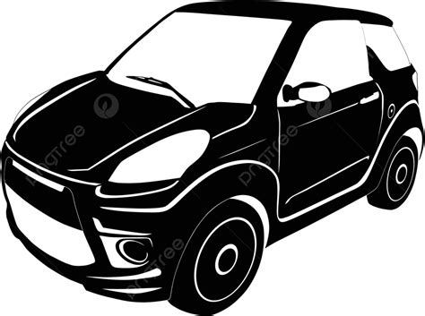 City Smart Car Design Element Speed Electric Motor Vector Design