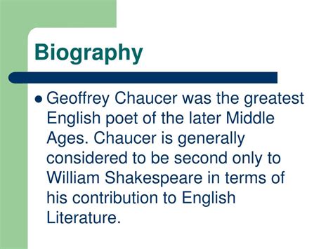 Ppt Geoffrey Chaucer Powerpoint Presentation Free Download Id 3643338