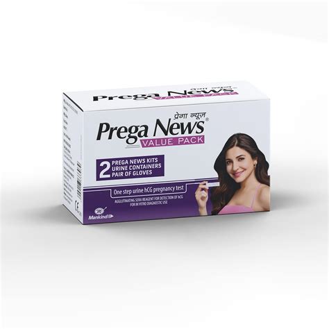 Prega News Value Pack Kit One Step Pregnancy Test Kit Easy To Use