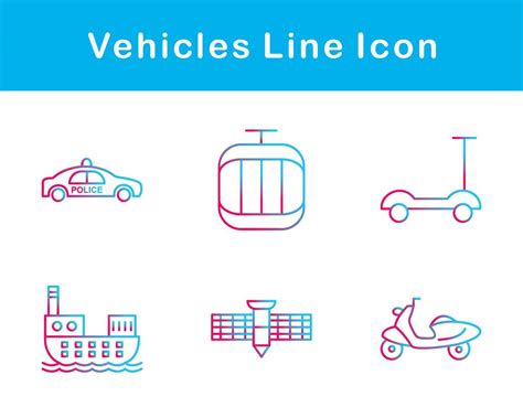 Vehicles Vector Icon Set 20652967 Vector Art At Vecteezy