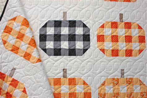 Plaid Pumpkins Quilt Pattern Pumpkin Quilt Pattern Halloween Quilt