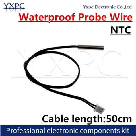 ☃ ♂ 1pcs 50cm ntc thermistor temperature sensor b3950 2k 5k 10k 15k 20k
