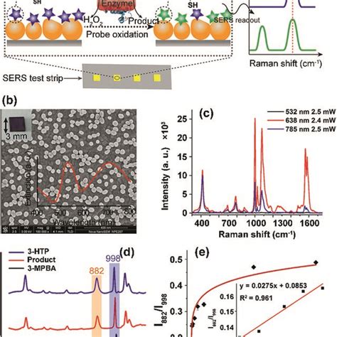 quantitative sers detection of metabolites on a non uniform plasmonic
