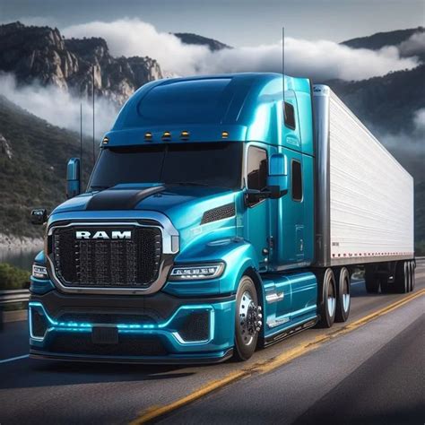 What If Ram Class 8 Semi In 2024 Big Rig Trucks Diesel Pickup