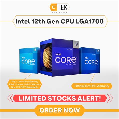Intel 12900KF 12700K 12600K 12400 12400F 12100 12100F Alder Lake 12th ...