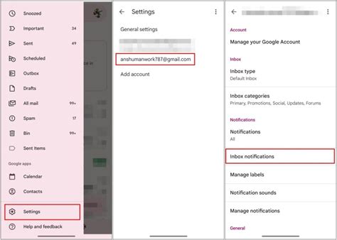 how to set up gmail app notifications on android beebom
