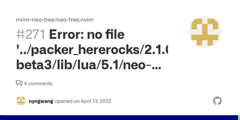 Error No File Packerhererocks210 Beta3liblua51neo Treeso