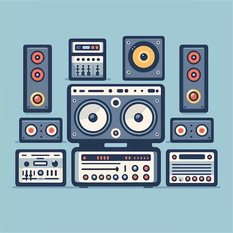 Sound System Vector Image Premium Ai Generated Vector