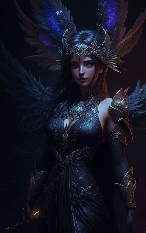 Goddess Of Night Goddess Art