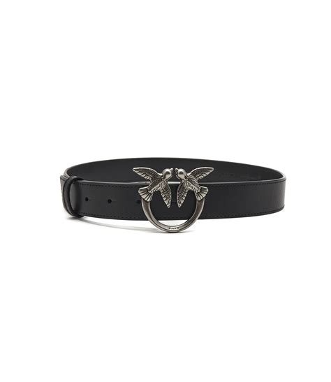 Leather Belt Love Berry Simply H3 Belt Vite Pinko Black Gomezplen