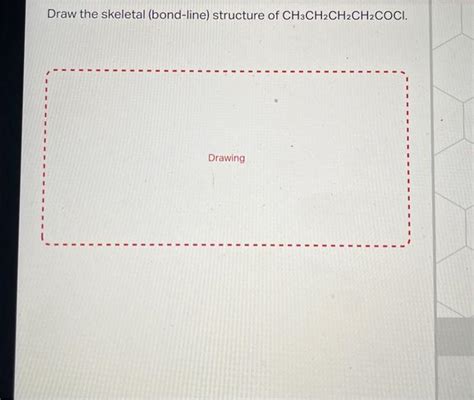 Solved Draw The Skeletal Bond Line Structure Of