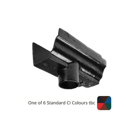 125x100 5x 4 Moulded Cast Iron 100mm 4 Gutter Outlet One Of 6