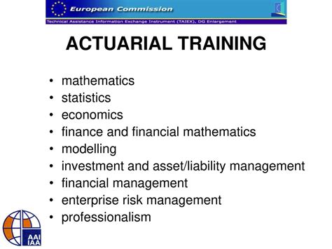 The Role Of The Actuary In The Economy And In The Financial Sector