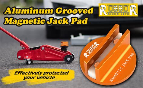 Robbor Pinch Weld Jack Pad Heavy Duty Magnetic Aluminum