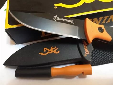 Cuchillo Browning Estuche Silvato Fuego Inicia Pedernal Cuotas Sin