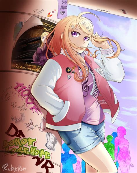 Safebooru 1girl Ahoge Akamatsu Kaede Alternate Costume Closed Mouth