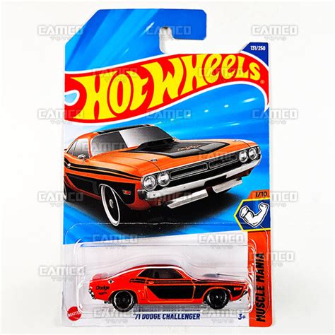 2025 Hot Wheels 71 Dodge Challenger 131 Muscle Mania Series Orange