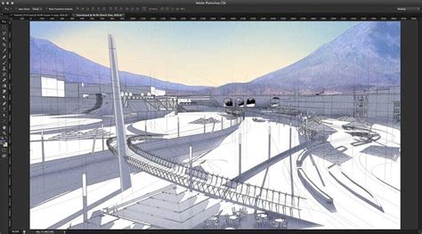 Quick Concept Sketching Using Sketchup And Photoshop Sketchup 3d Rendering Tutorials By