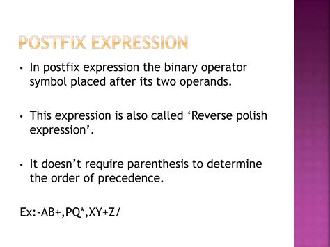 Infix Postfix Expression Conversion Pptx